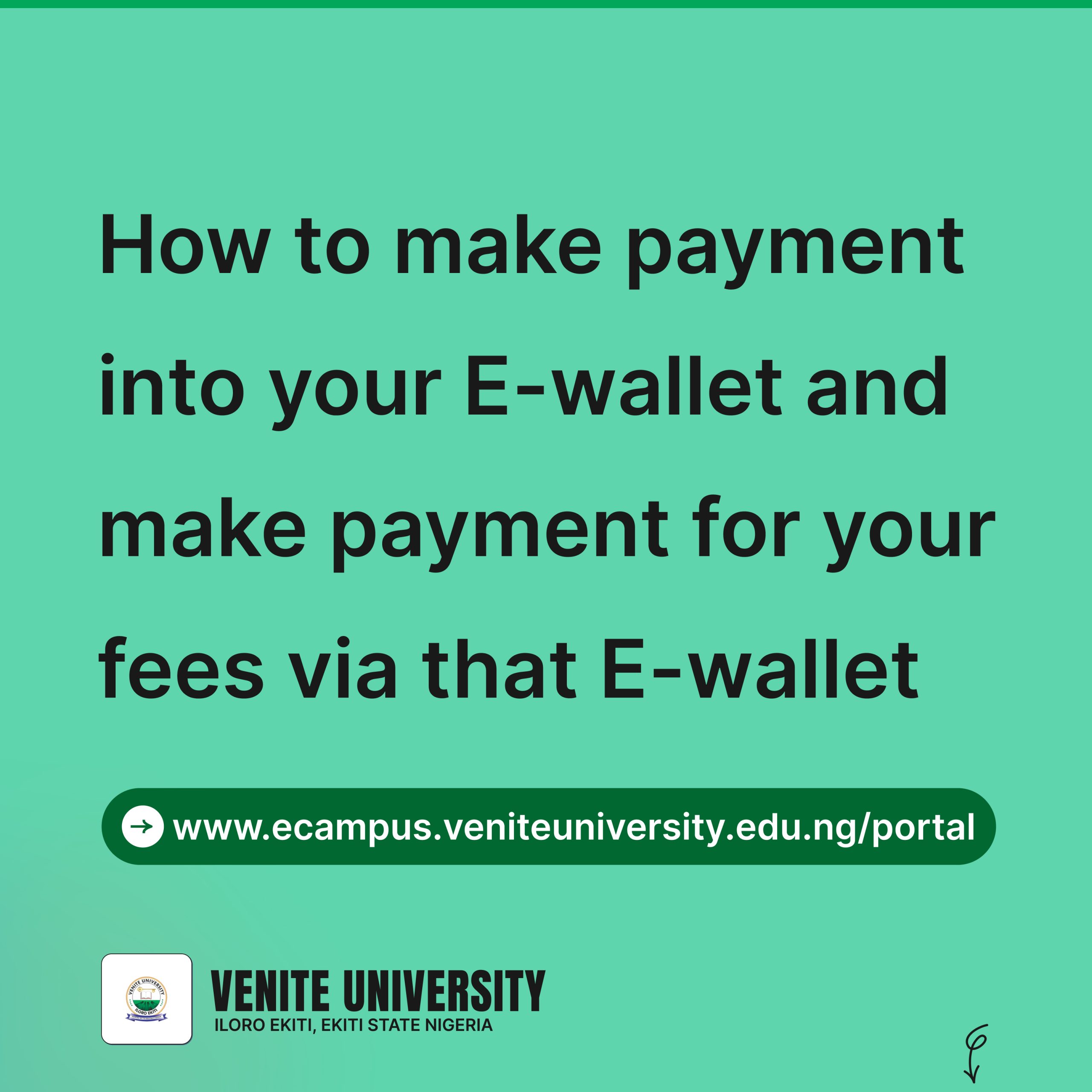 To All Prospective Students of The University | Venite University